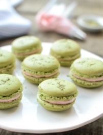 Matcha Macarons Raspberry Cream Cheese Filling - Connect Community ...
